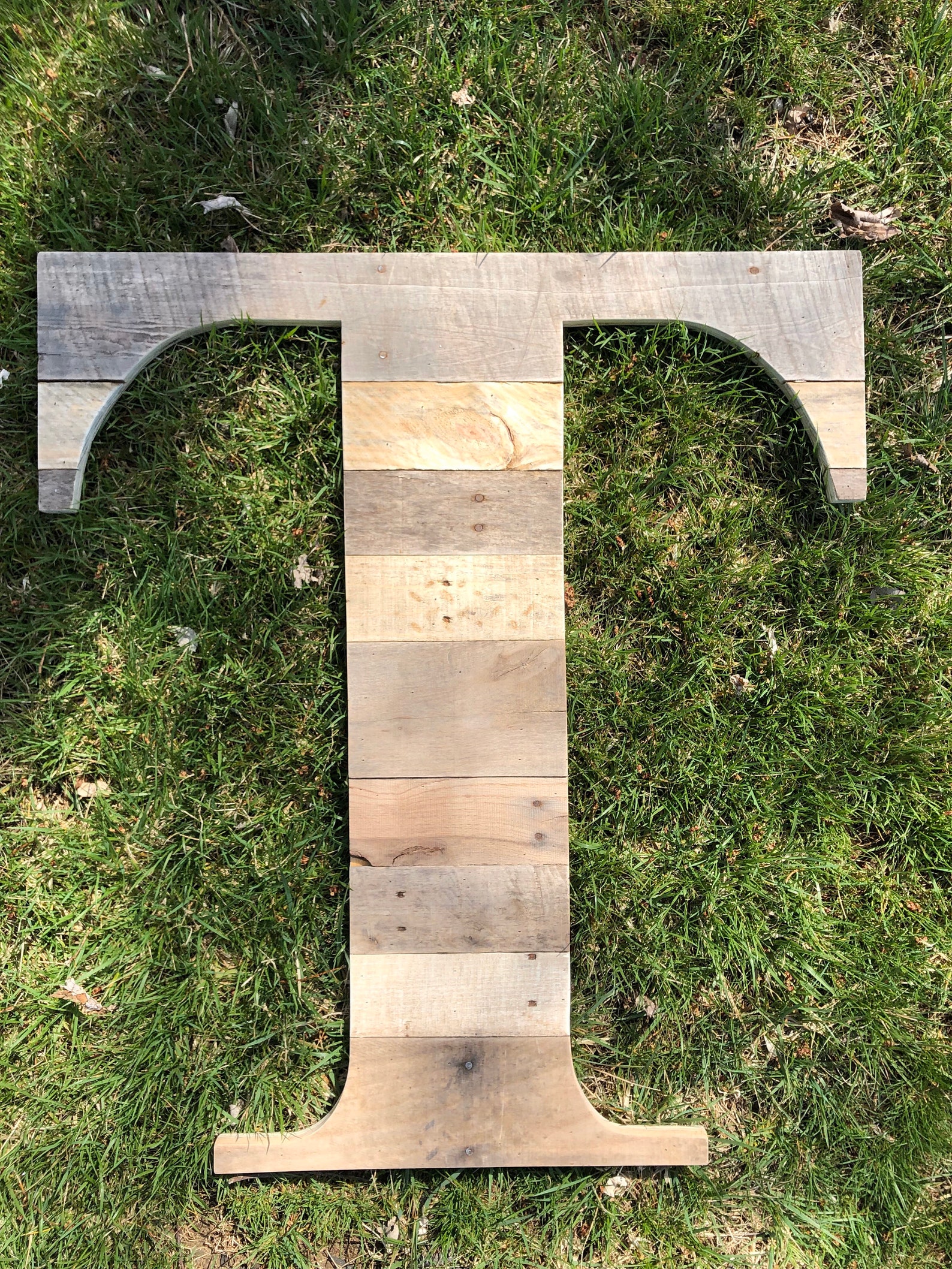 24 Untrimmed Reclaimed Wood Letter Large Wooden | Etsy