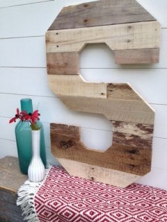 16 Untrimmed Reclaimed Wood Letter Rustic Wood Letters | Etsy