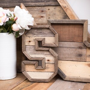 10" Reclaimed Wood Letters | Marquee Letter, Rustic Wood Letters ...