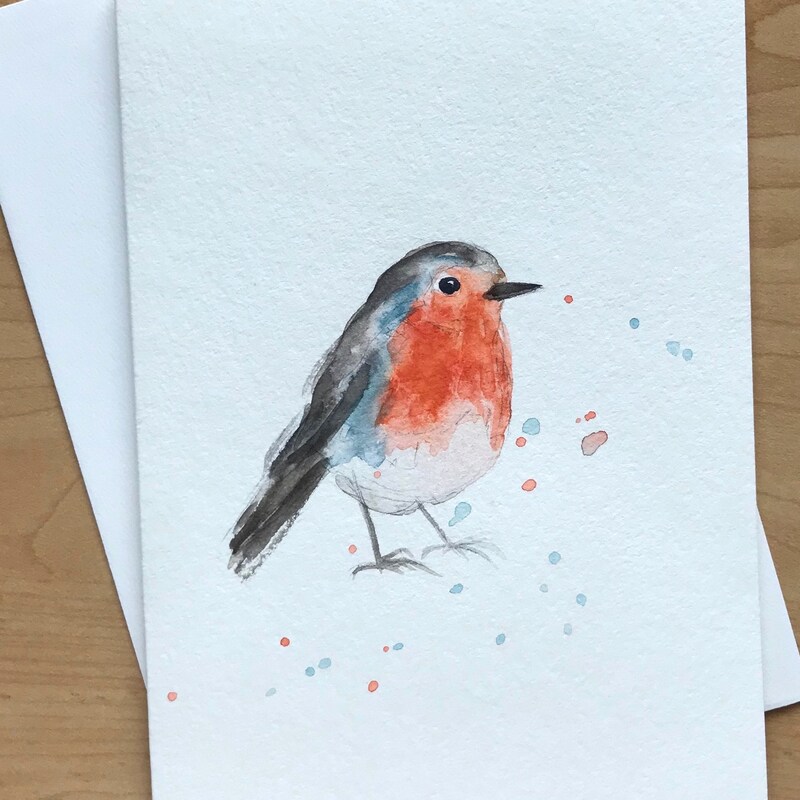 Watercolor Hand Painted Cards - Etsy