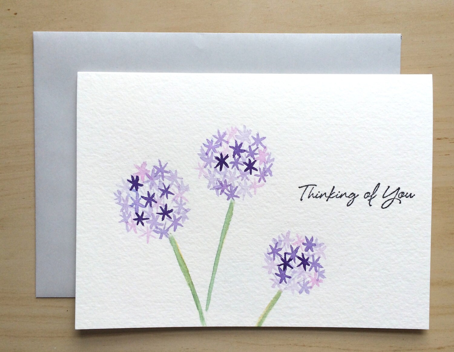 Paper Greeting Cards Watercolor Flower Cards Homemade Cards Original ...