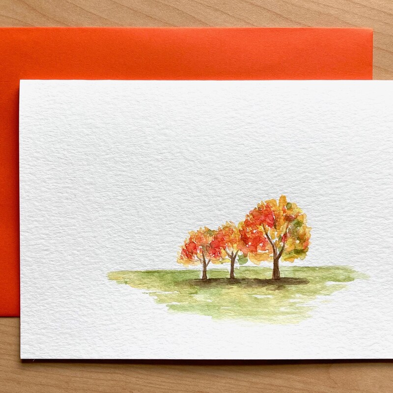 Fall Watercolor - Etsy