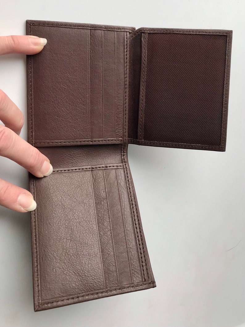 Bi-fold Leather wallet shotgun shell wallet gift for man dad | Etsy