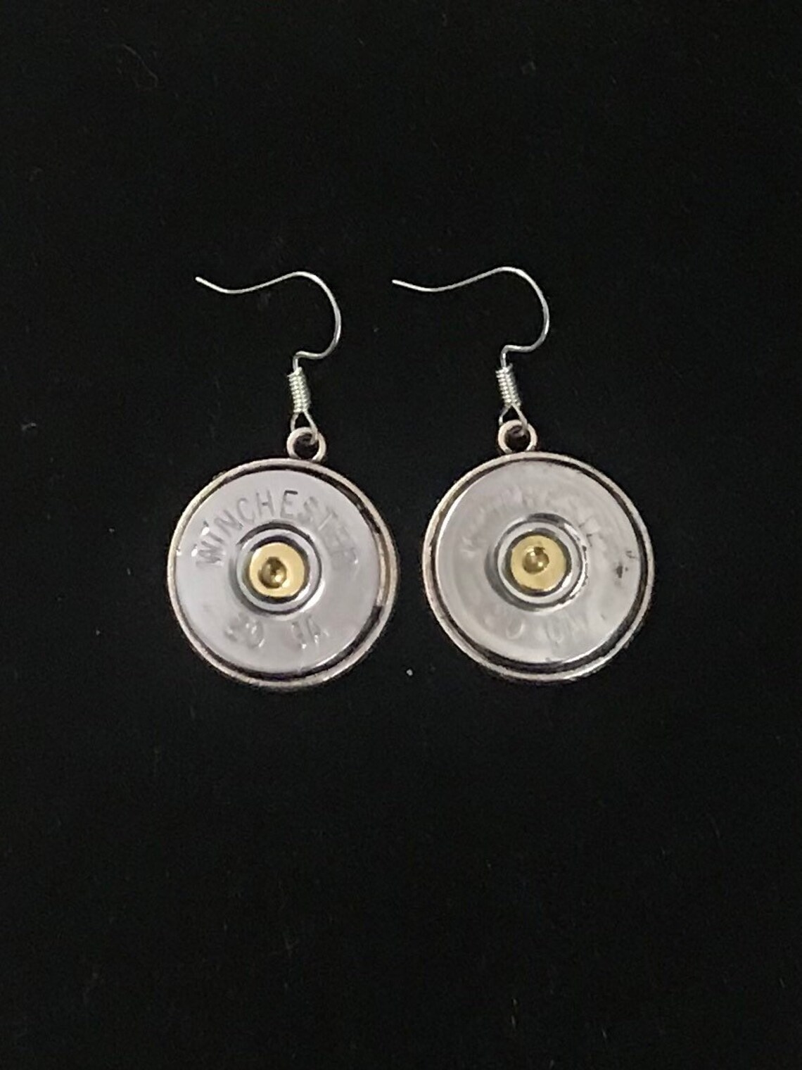 Shotgun Shell Jewelry 20 Gauge Earrings Silver Winchester - Etsy