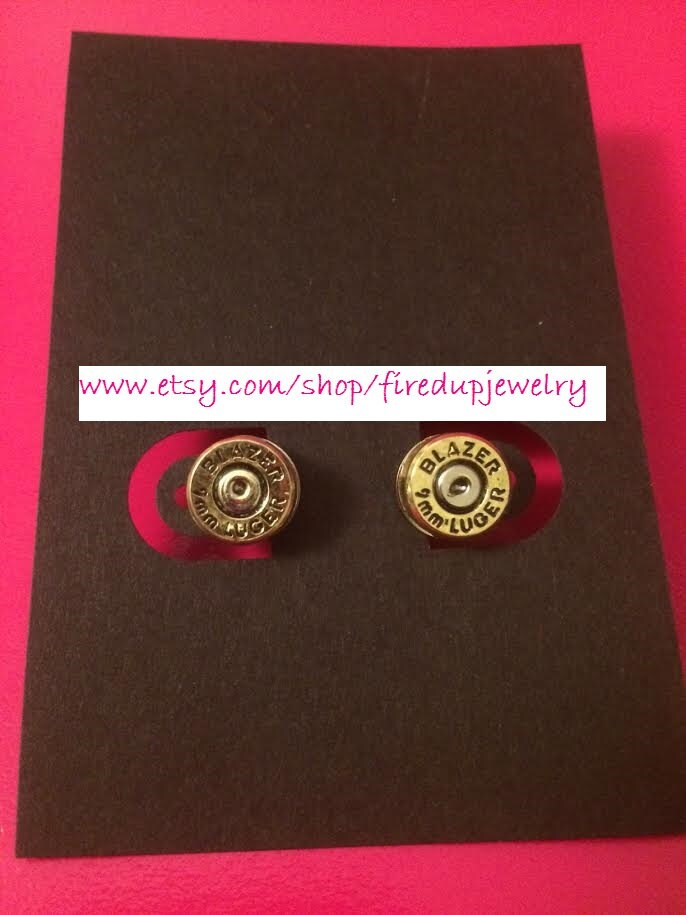 Bullet Stud Post Earrings for Girlfriend Wife Hunting, Outdoors Woman ...
