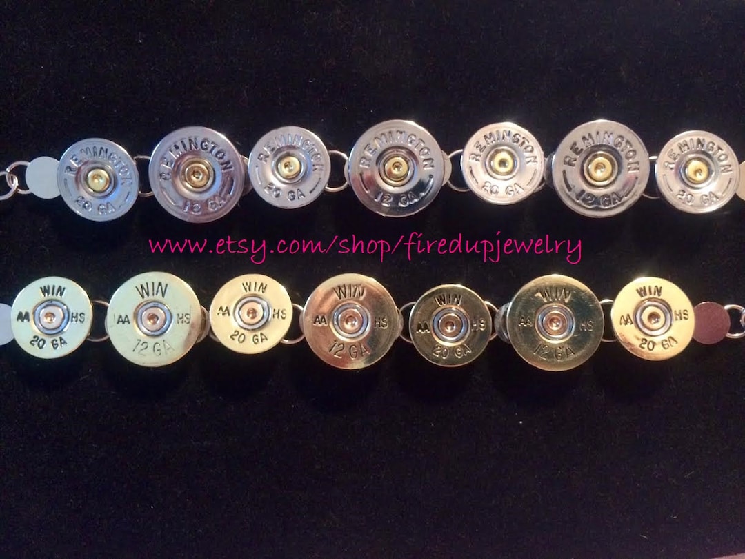 Shotgunshell Bracelet Winchester Remington 12 Gauge 20 Gauge - Etsy