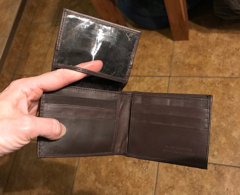 Bi-fold Leather Wallet Shotgun Shell Wallet Gift for Man Dad | Etsy