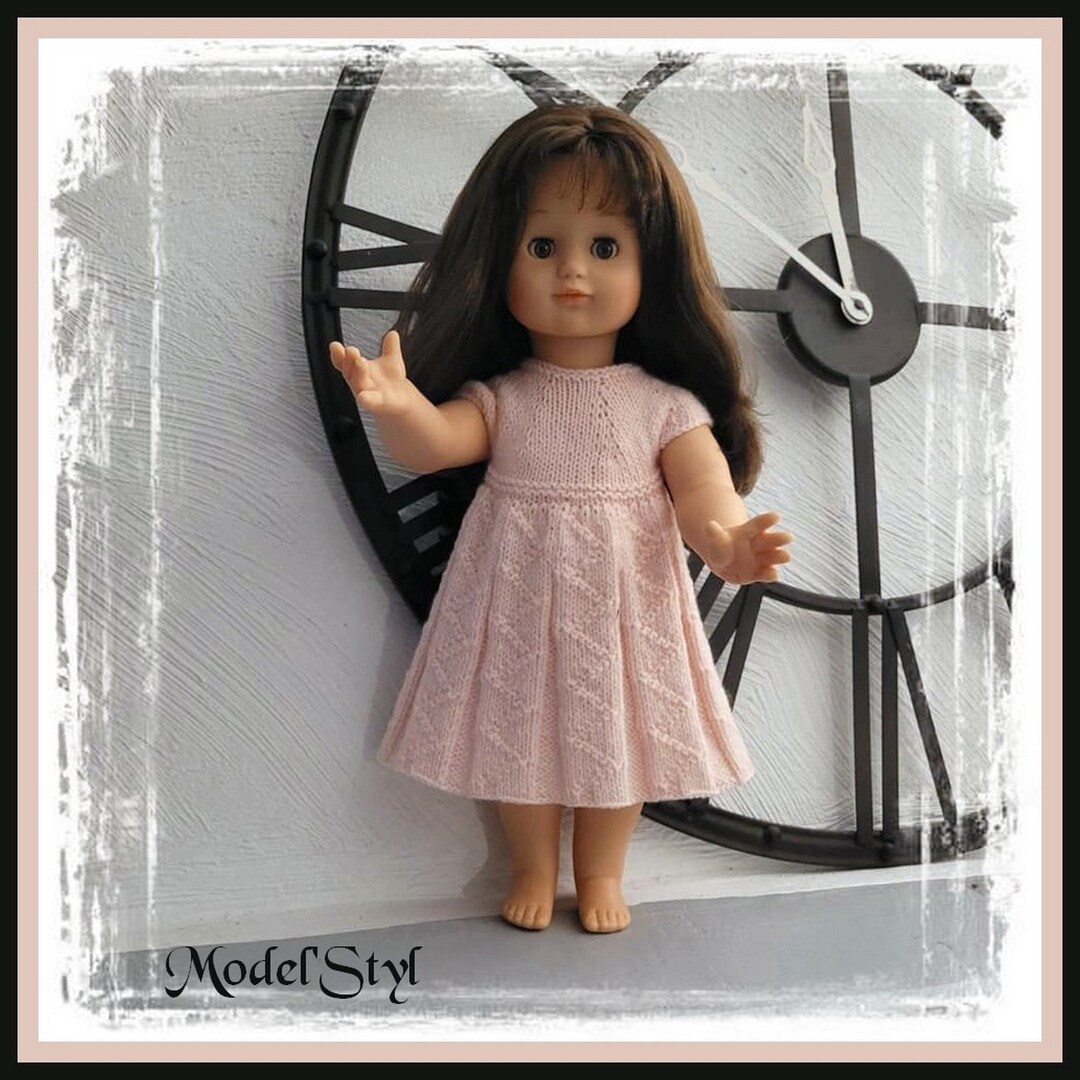 Zig-zag Dress Pattern for Émilie Doll modes Et Travaux in - Etsy