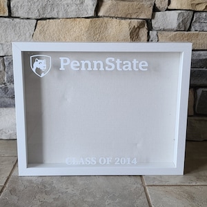 Graduation Cap Tassel Shadowbox, ANY SCHOOL or UNIVERSITY, Milestone ...