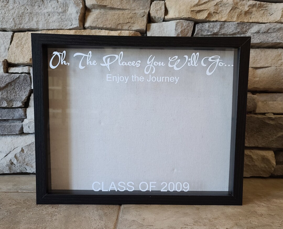 Graduation Cap Tassel Shadowbox: Milestone Keepsake Frame - Oh the ...