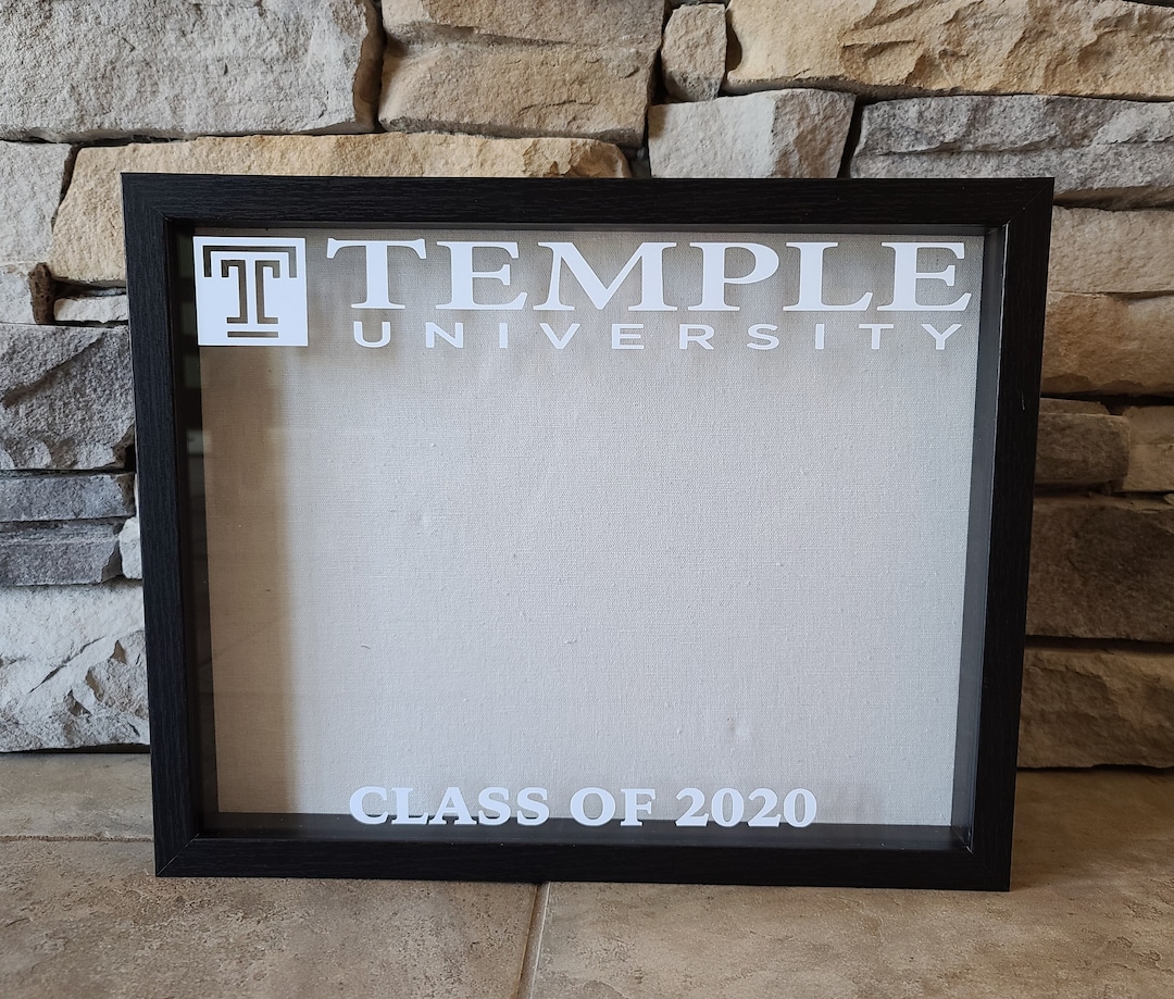 Graduation Cap Shadowbox: University Keepsake Frame - ANY SCHOOL or ...