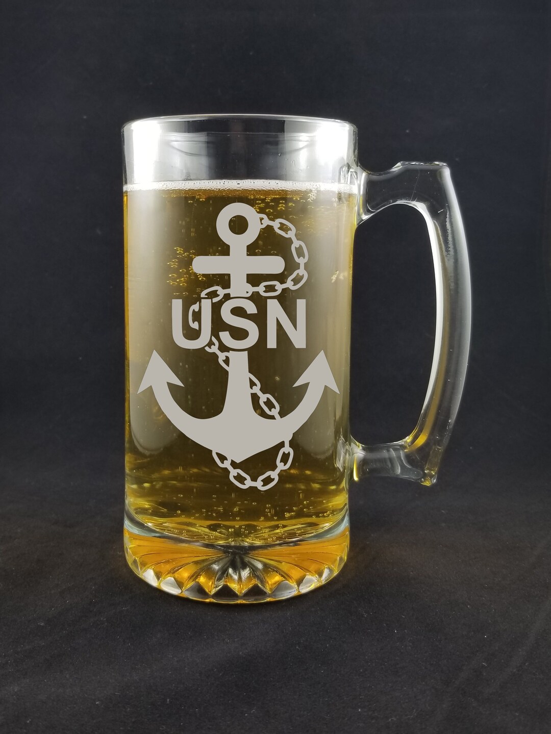 U.S. Navy Beer Mug Deep Etched, Armed Forces, Military, Soldier ...