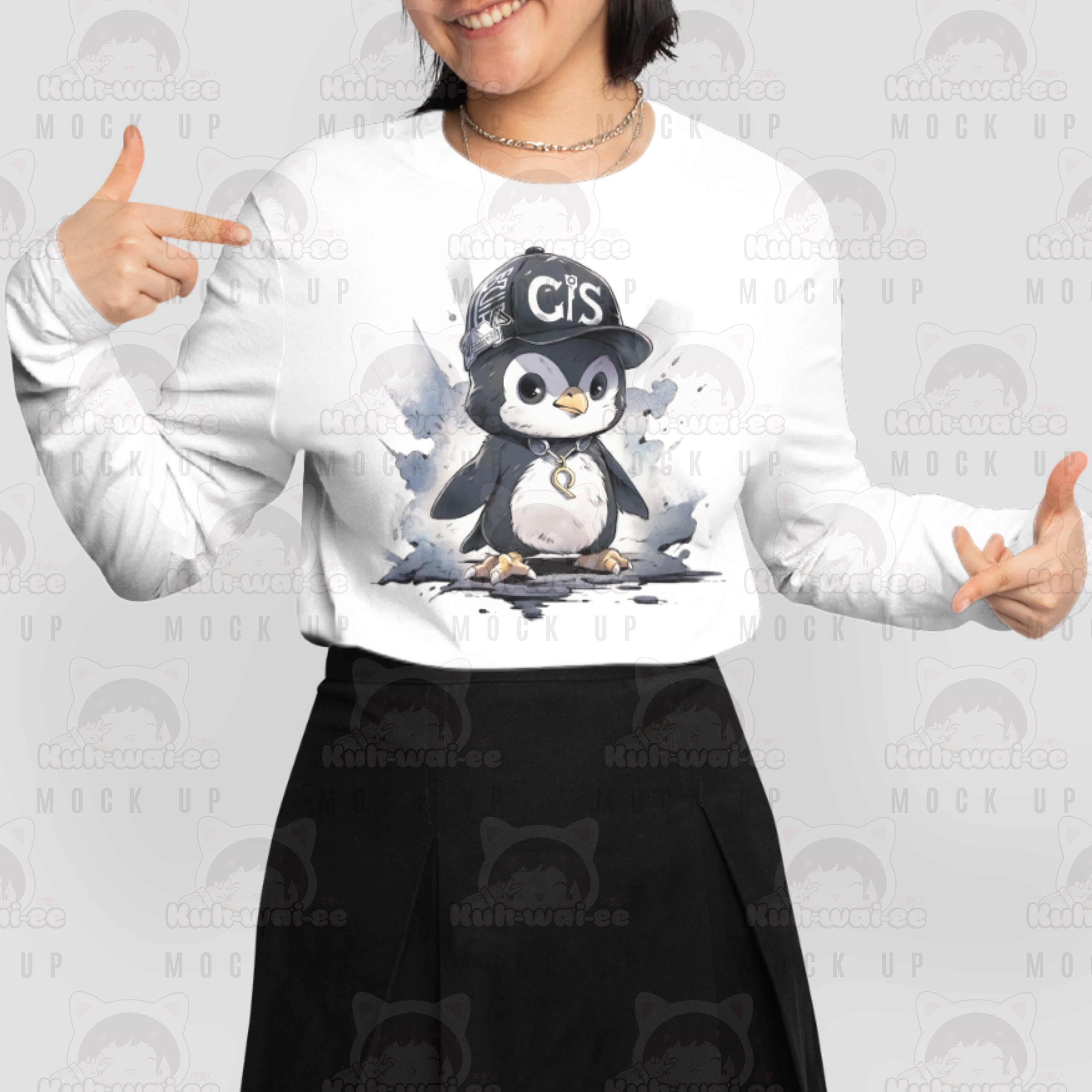 Cool Chibi Gangsta Kawaii T-shirt Stickers Trendy PNG Designs Digital ...