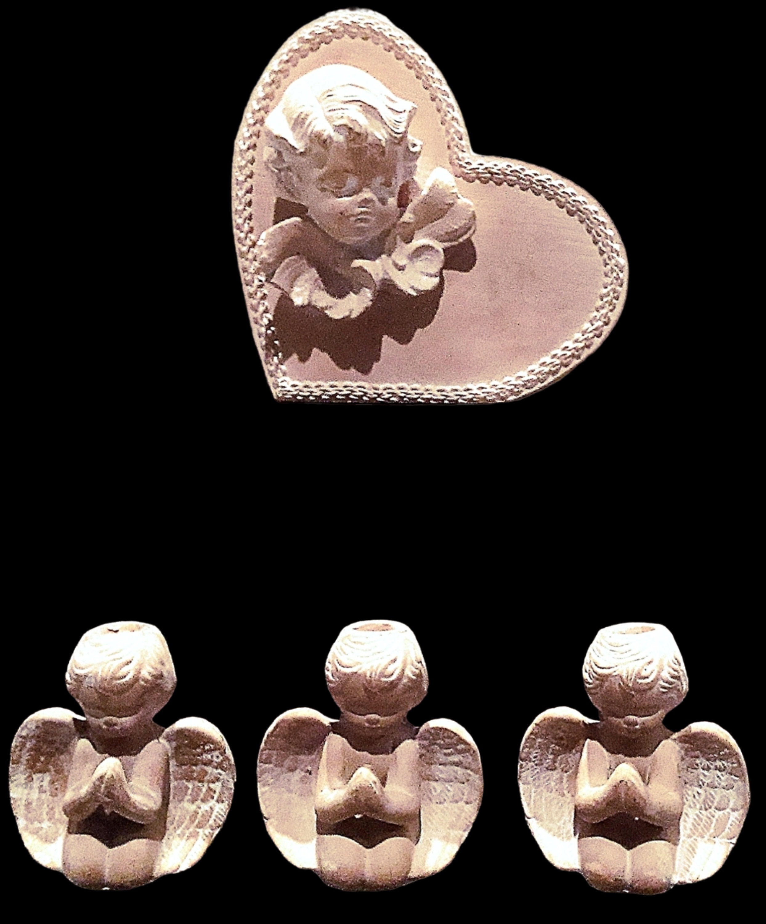 Angel Candle Holder Set Home Decor Angel Decor Angel Table - Etsy