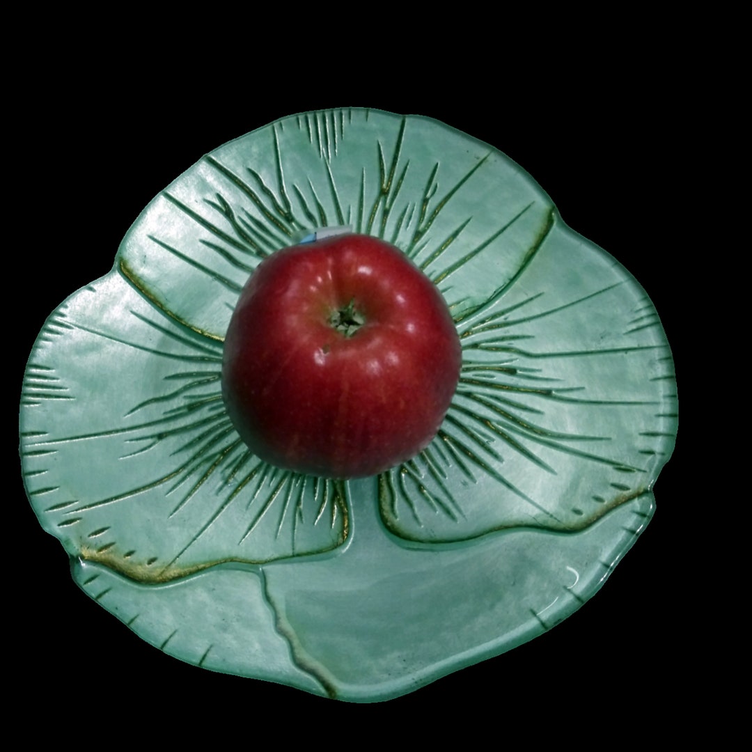 Luncheon Plates, Art Glass Plate, Glass Art, Decorative Plates, Unique ...