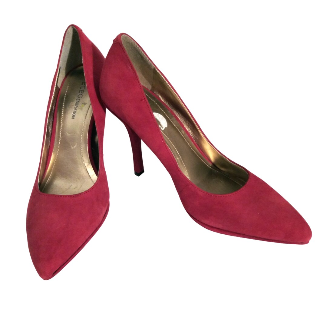 Red Suede Pumps, Stiletto Heels, Vintage Shoes, High Heel Pumps, Heels ...