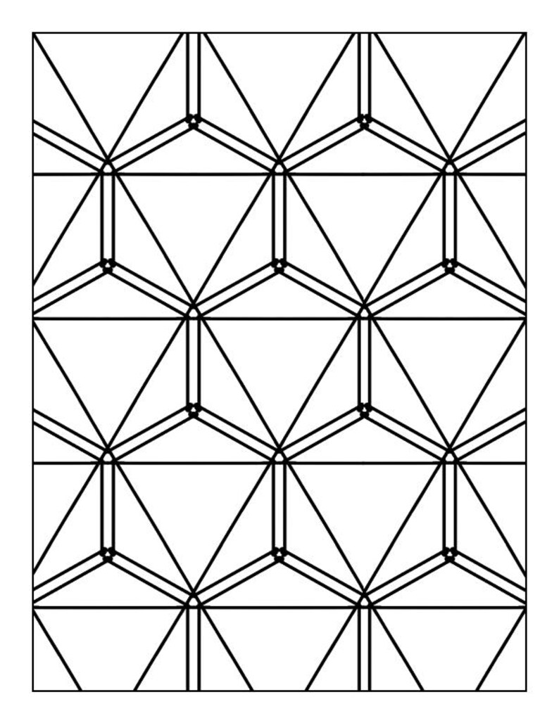 20 Printable Tessellation Coloring Pages - Instant Download, Adult ...