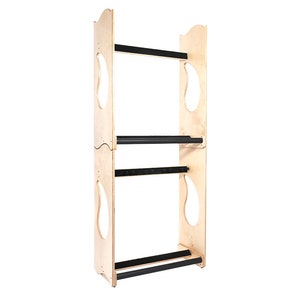 Ruach GR5 Stackable Guitar Rack for 5 Guitars and Cases - Black or ...