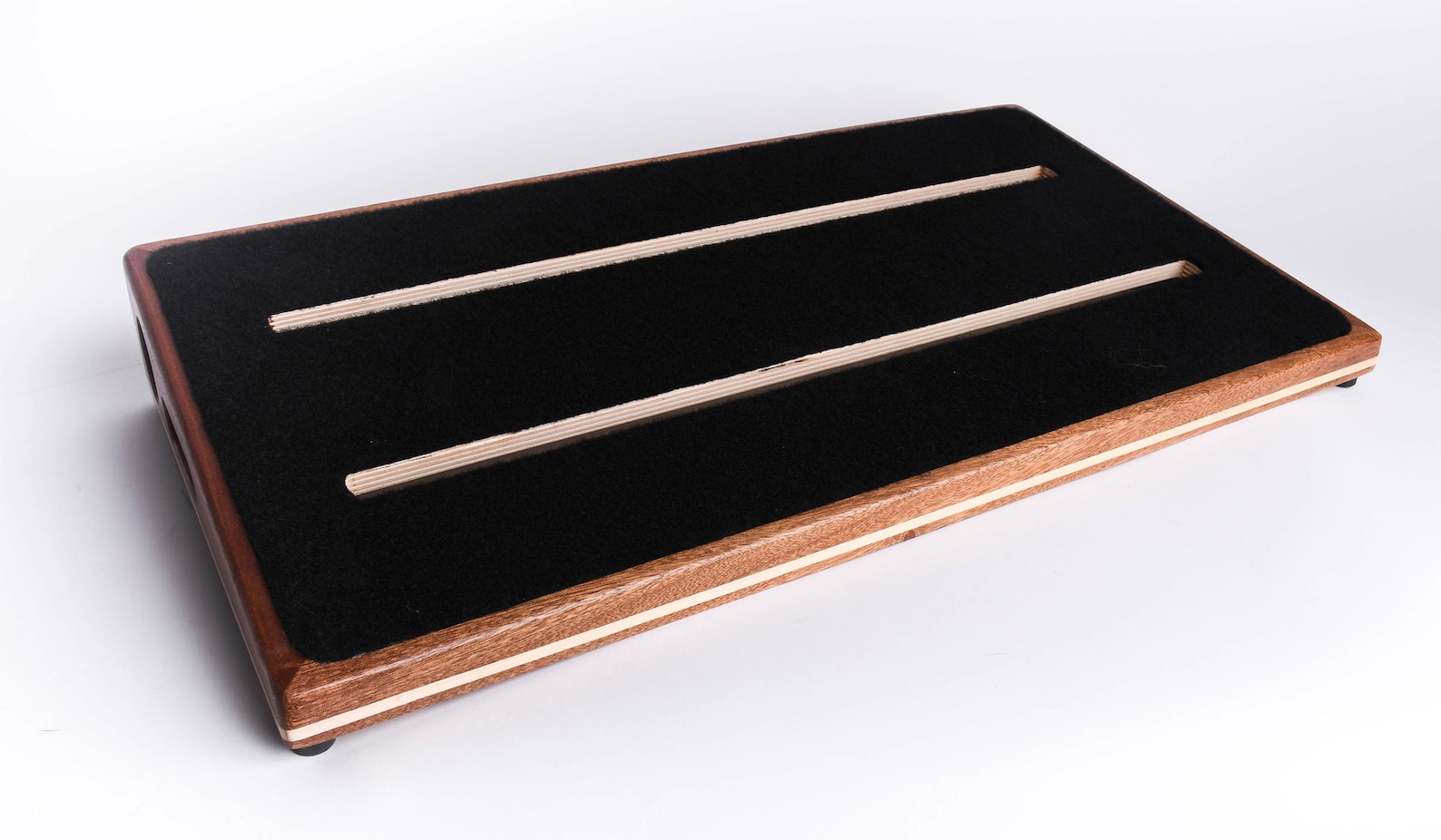 Ruach Foxy Lady Handmade Hardwood Pedal Board Pedalboard for Guitar ...