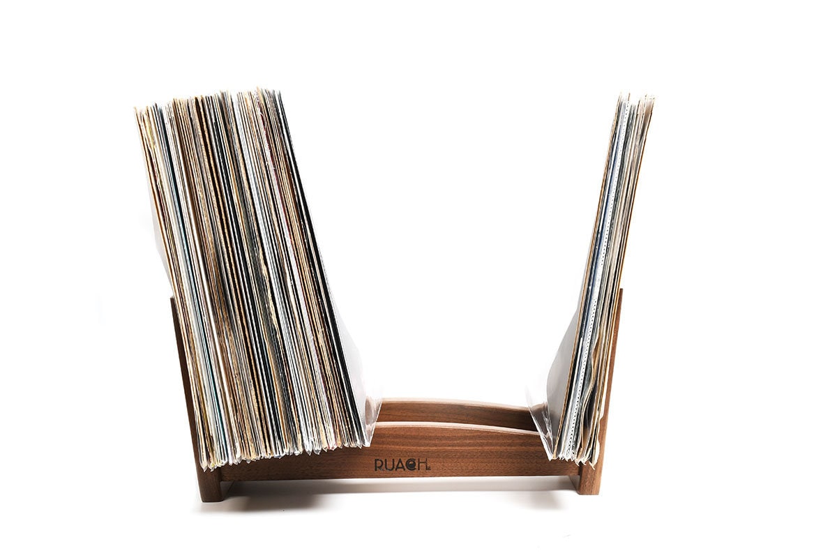 Ruach Vinyl Holder and Display for Records Wooden Natural | Etsy