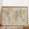 Time Zones World Map | Detailed | Poster - Etsy