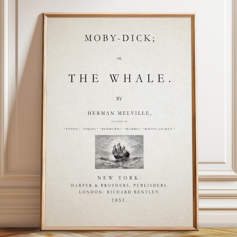 Moby Dick - Etsy