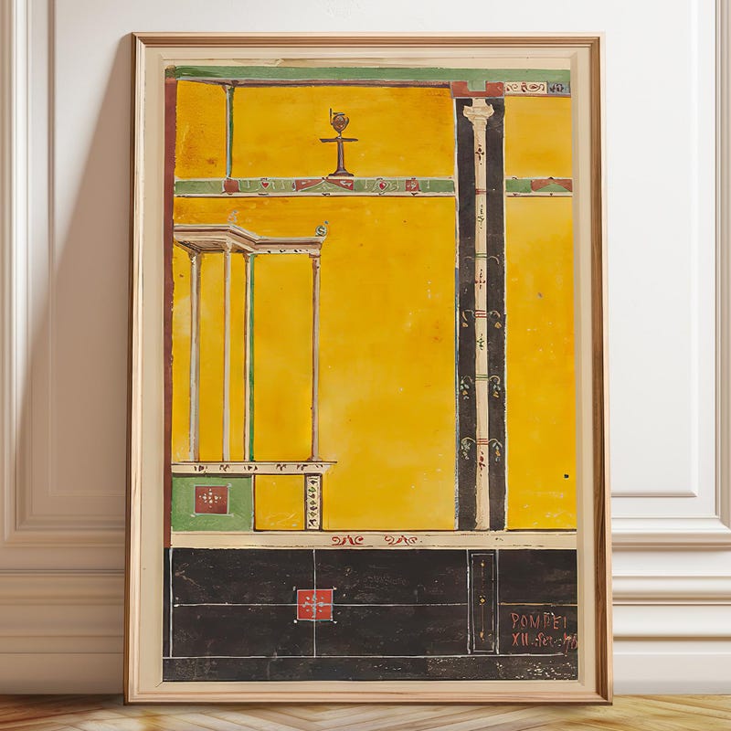 Pompeii Antique Print - Etsy