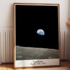 Lady and Moon Poster - Moonlight Sonata Art Deco - Gatsby Night Sky ...