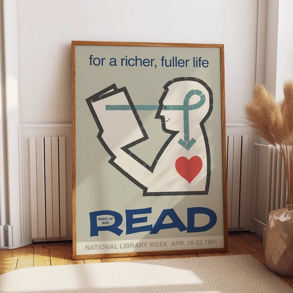 Library Week Poster - Etsy