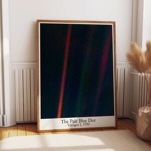 The Pale Blue Dot Poster Pale Blue Dot Print Astronomy Poster Science ...