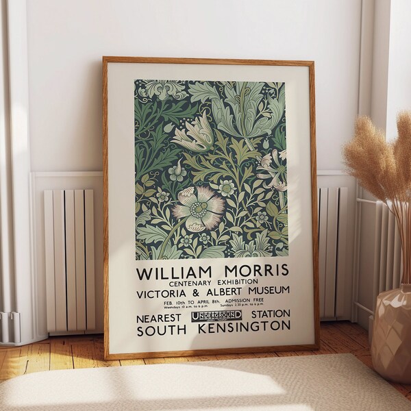 Framed William Morris Print - Etsy