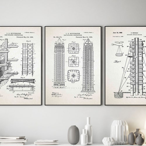 Tool Wall Art Set of 3 Printable Tools DIY Enthusiast - Etsy