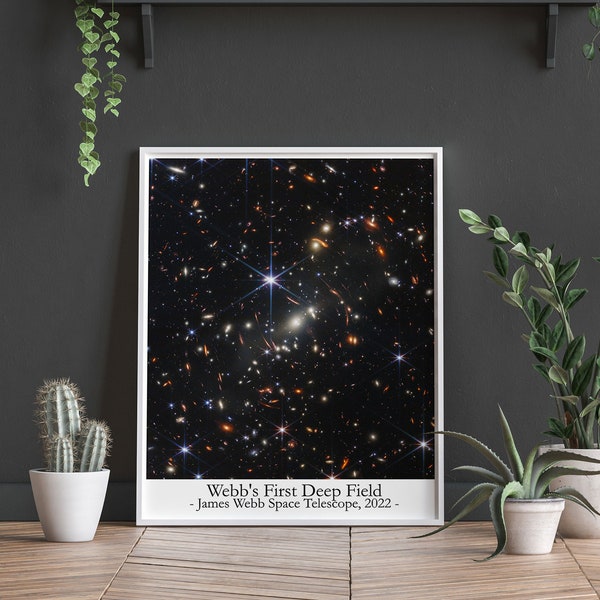 James Webb Space Telescope Deep Field Poster - Etsy