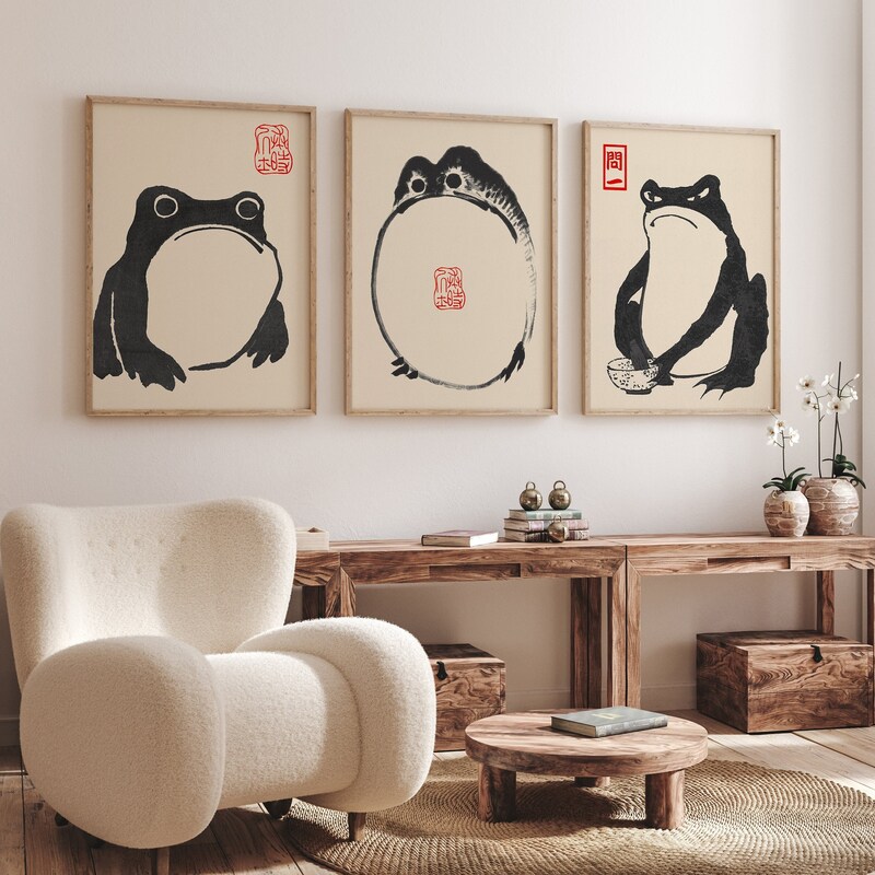 Frog Poster - Etsy Canada