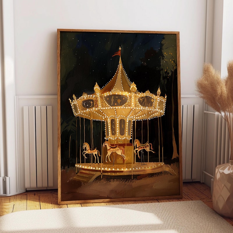 Carousel Art - Etsy