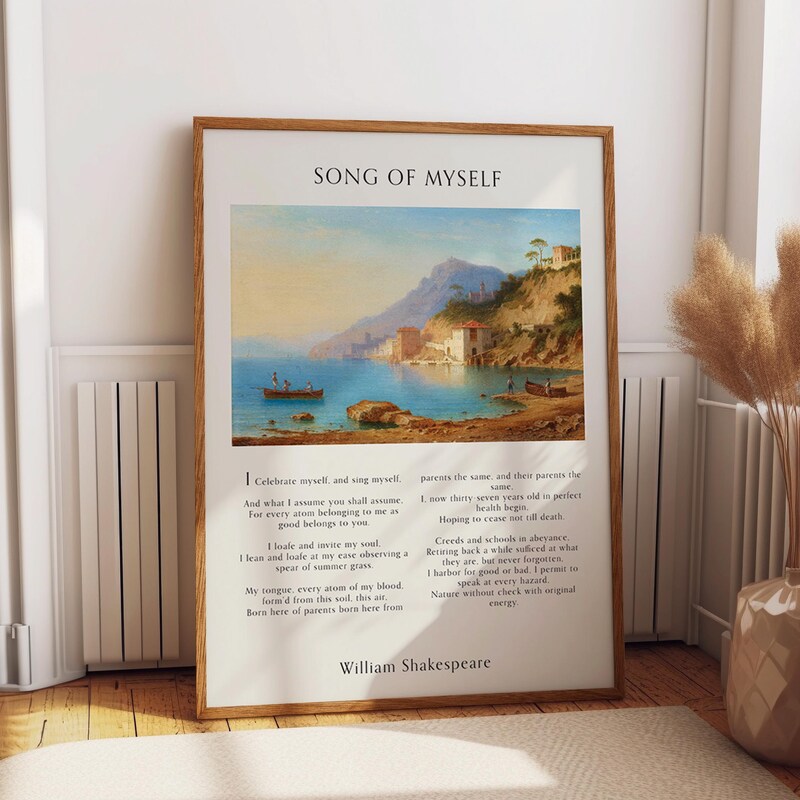 Walt Whitman Poem - Etsy