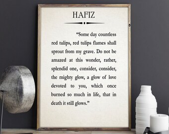 Hafiz poem | Etsy