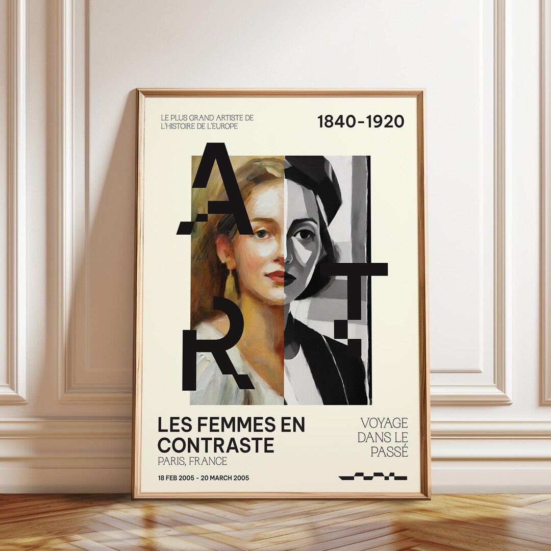Women Artists Exhibition Poster Female Artists Paris France Exhibition ...
