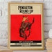 Pendleton Round up Rodeo Poster Cowboy Cowgirl Prints Ranch Decor Red ...
