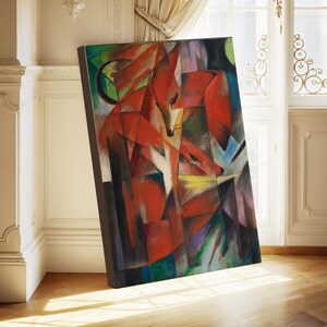 Franz Marc the Fox 1913 – Expressionist Cubism Animal Art Print - Etsy