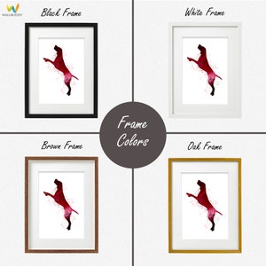 German Shorthaired Pointer Wall Art Set of 6 Pointer Dog Posters for ...