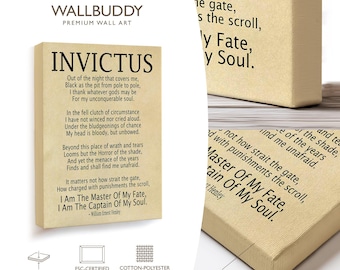 Invictus Poem, 1895 William Ernest Henley, Printable Poem, Famous Poem ...