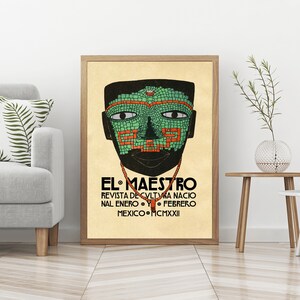 El Maestro Mexican Art Gallery of 3 Prints - Etsy