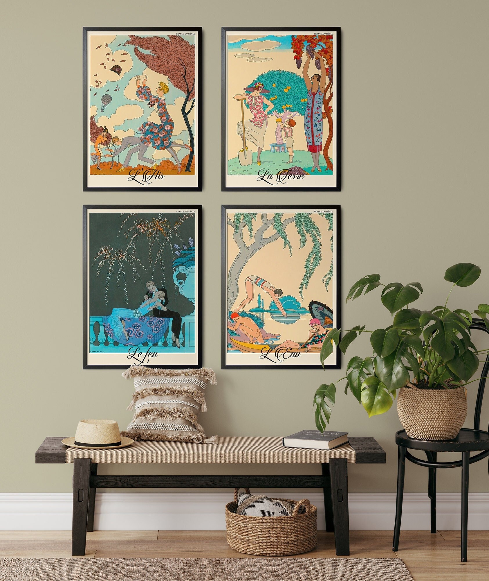 Four Elements Of Nature Wallpaper