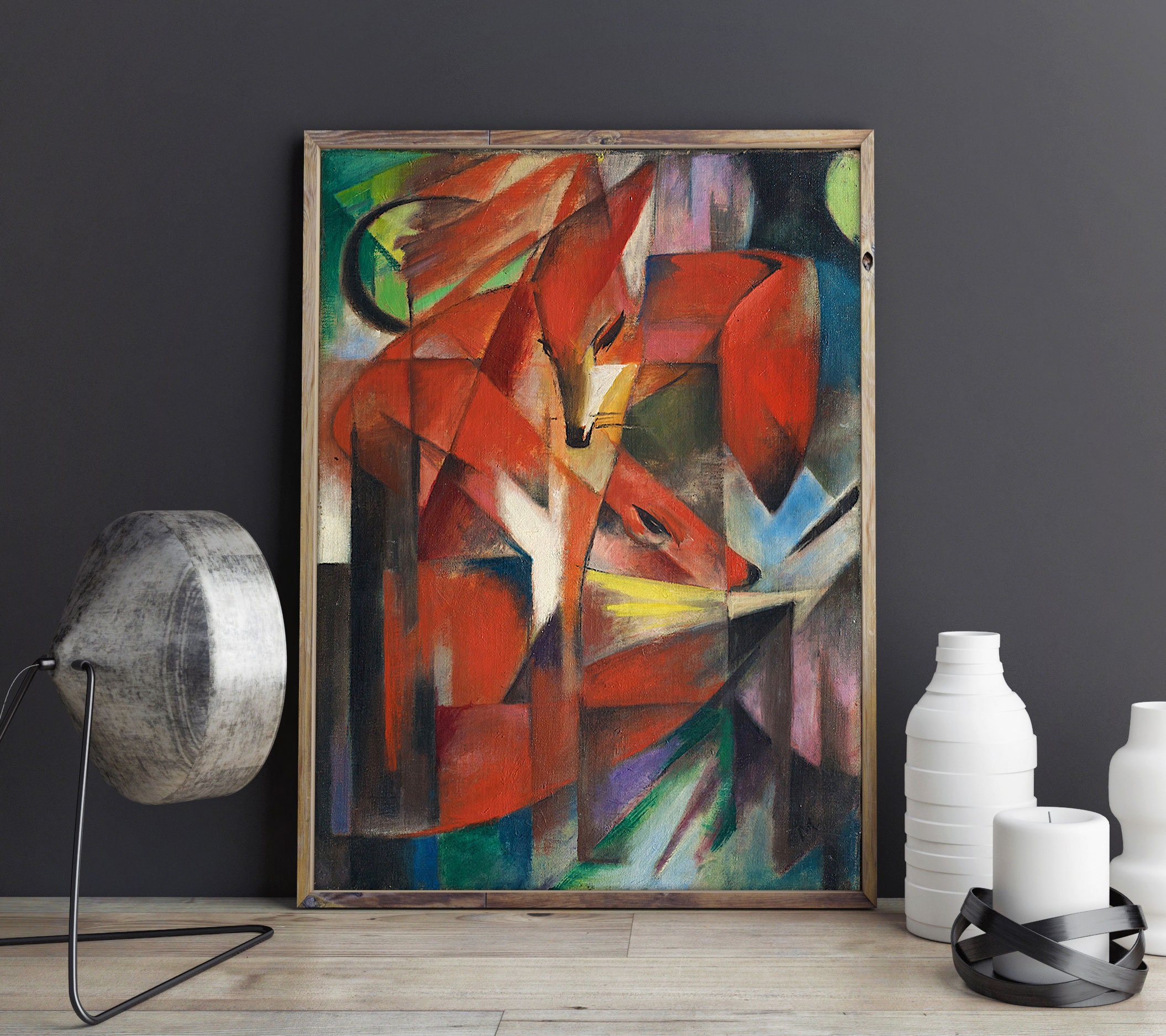 Der Fuchs von Franz Marc 1913 Expressionistische Malerei - Etsy.de