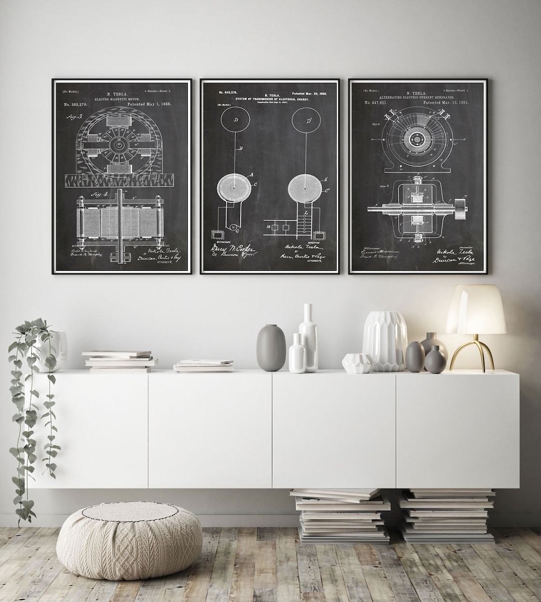 3 Tesla Patent Prints Tesla Inventions Tesla Prints Tesla Posters ...