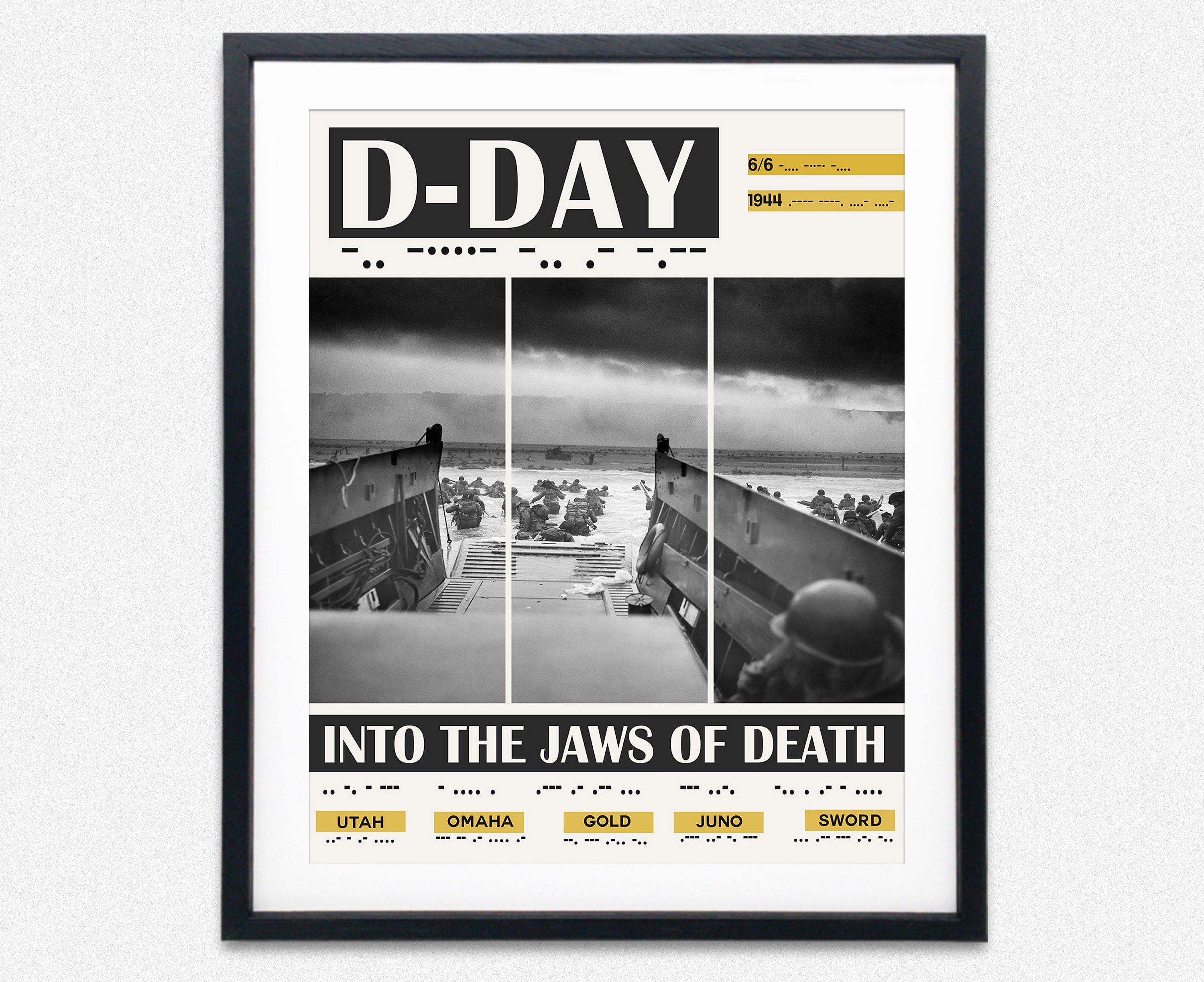 D-day Poster WWII Exhibition Poster of D Day Landings | Etsy Australia