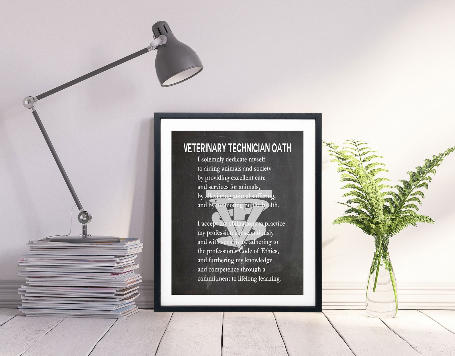 Vet Tech Gift Veterinary Technician Oath Vet Tech Gift Oath - Etsy