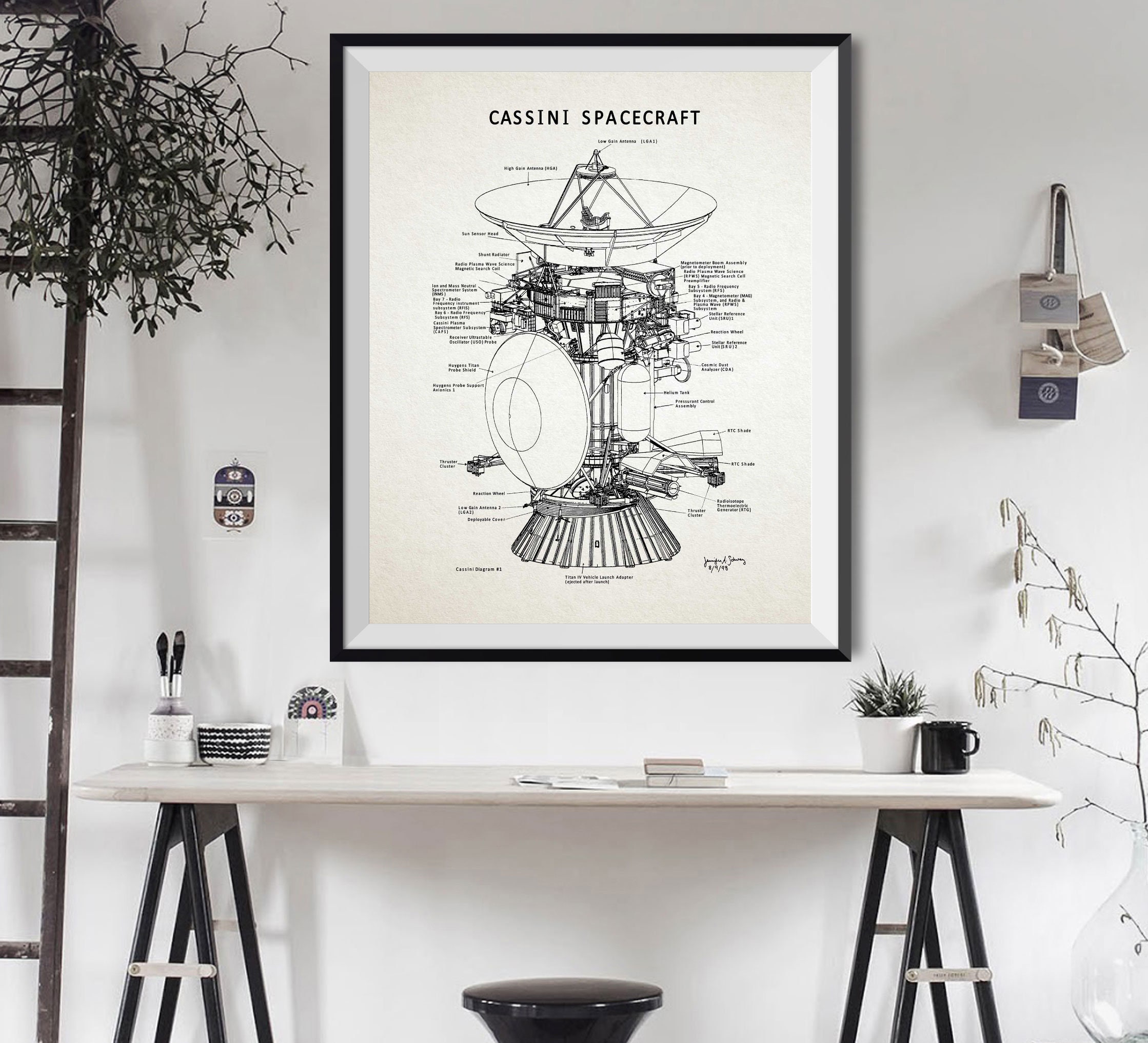Cassini Spacecraft Diagram
