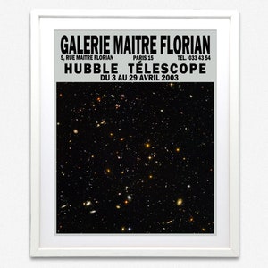 Hubble Telescope Exhibition Poster Space Poster Art - Etsy